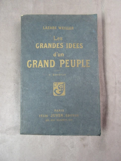ETATS-UNIS: LES GRANDES IDEES D'UN GRAND PEUPLE. Par Lazare Weiller ...