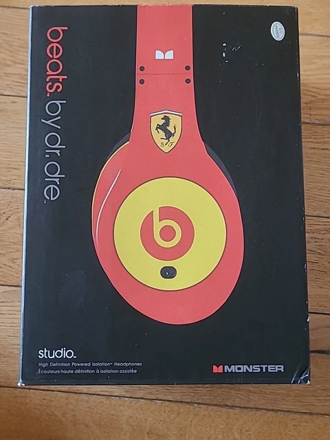 RARE FERRARI BEATS BY DR DRE - Wired Headphones, Ltd Edition, TESTED ...