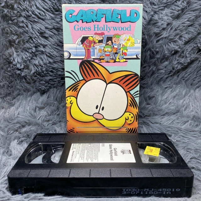 GARFIELD GOES HOLLYWOOD VHS Tape 1990 Classic Animated Cartoon CBS Fox ...