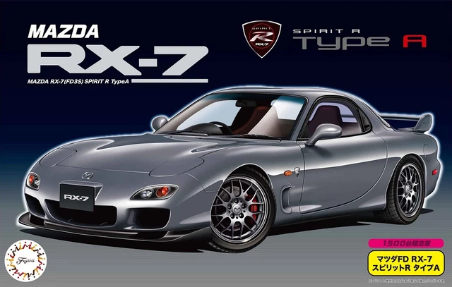 FUJIMI 1/24 ZOLL Up Series No.89 FD3S RX-7 Spirit R Model Kit Neu Japan ...