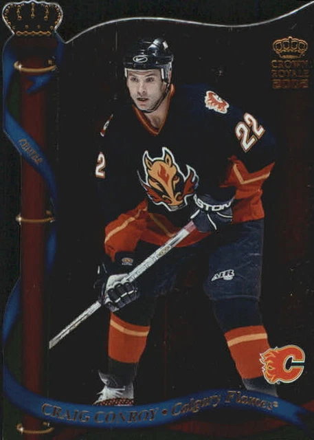 CARTE DE HOCKEY 2001-02 Crown Royale Calgary Flames #19 Craig Conroy ...