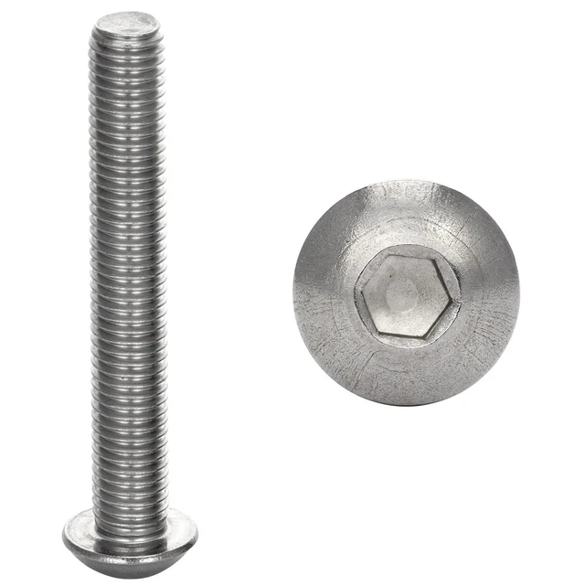 LINSENKOPFSCHRAUBEN M6 ISK Linsenkopf Edelstahl A2 M3 M4 M5 M8 M10 M12 ISO 7380 EUR 4,59 ...