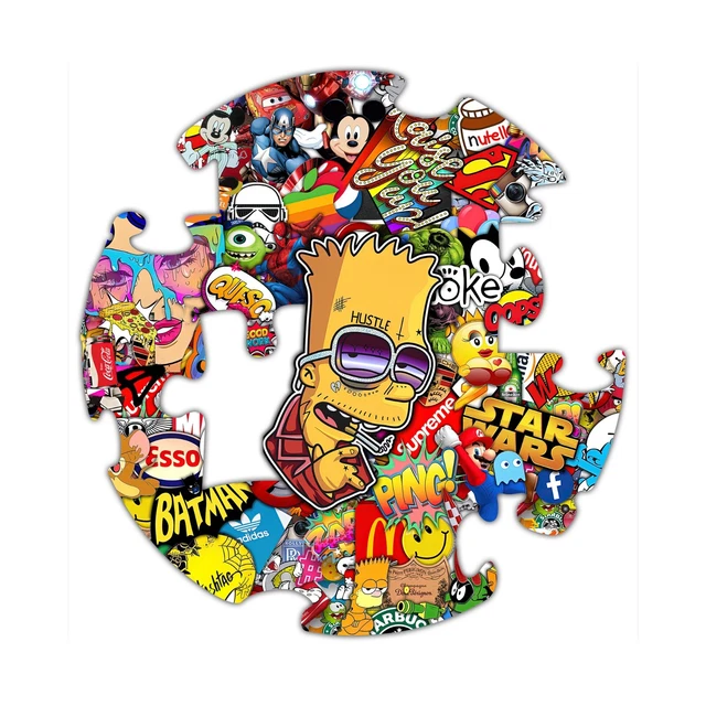 TABLEAU SCUZZLE ONE Simpson Pop Art en tirage limité et numéroté EUR ...