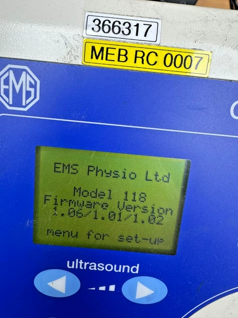 EMS COMBINATION 855 Physiotherapy ultrasound machine £99.00 - PicClick UK