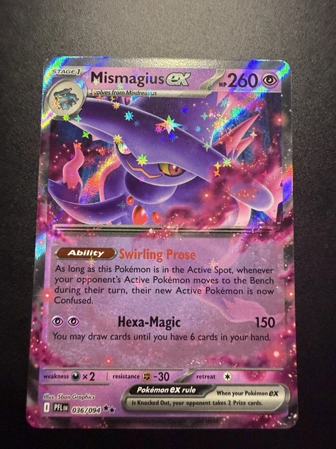 POKÉMON TCG MISMAGIUS EX 034/094 Phantasmal Flames Double Rare £2.22 - PicClick UK