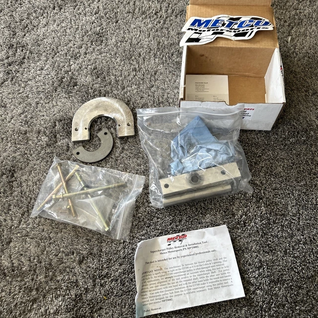 METCO GT500 SUPERCHARGER Pulley Puller/ Installer Mpt0001 $210.09 ...