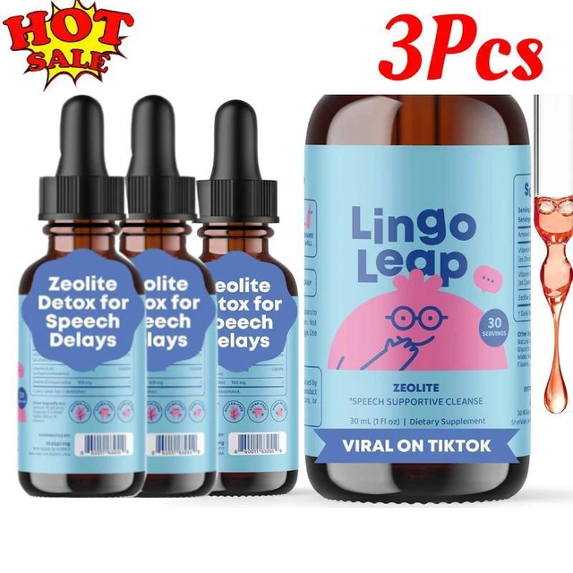 LINGO LEAP CHILDREN'S Drops - Zeolite Detox for Speech Delays Therapy ...