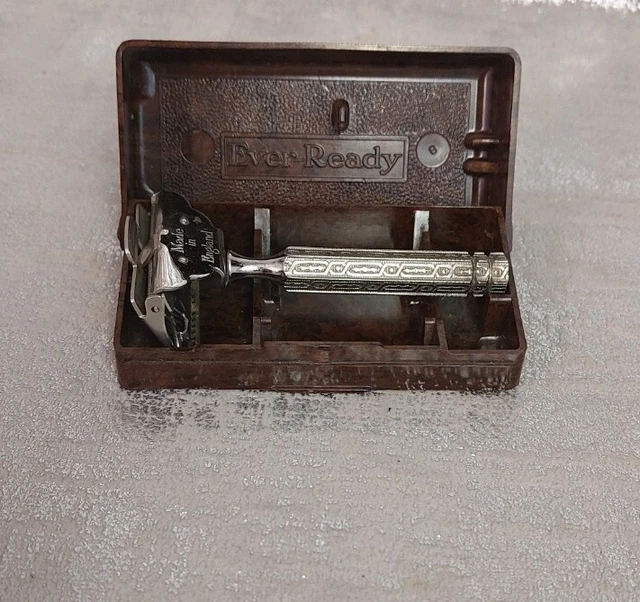 VINTAGE ANTIQUE EVER Ready Safety Razor in Bakelite Case £26.99 ...