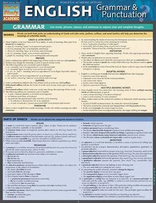 ENGLISH GRAMMAR & Punctuation: a QuickStudy Laminated Reference Guide ...