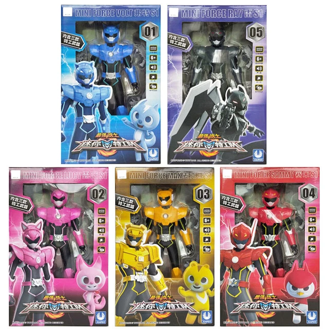 COOL MINIFORCE TOY Mini Force BOLT Volt SEMI# LUCY Ranger Action Figure ...