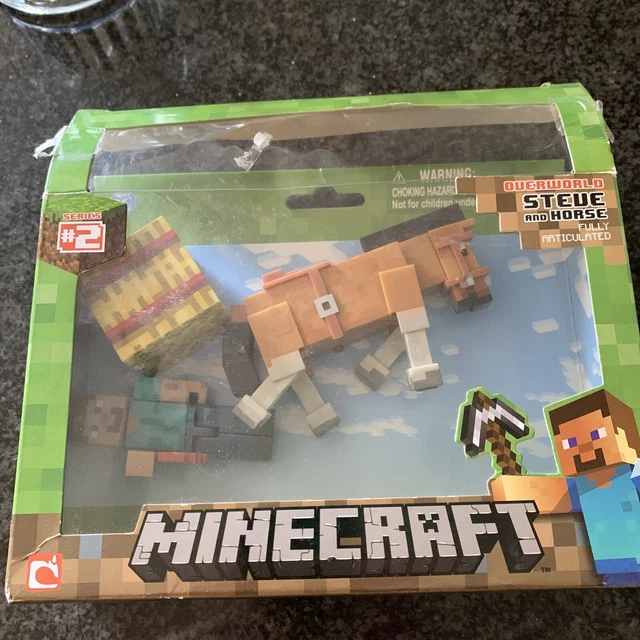 MINECRAFT TEDDY BUNDLE - Overworld Steve And Horse Minecraft £10.00 ...