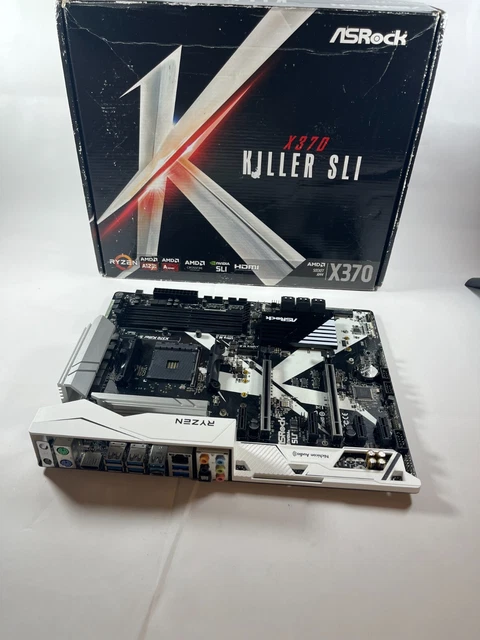 ASROCK X370 KILLER SLI Motherboard Socket AM4 AMD X370 DDR4 DIMM USB3.0 ATX £120.00 - PicClick UK