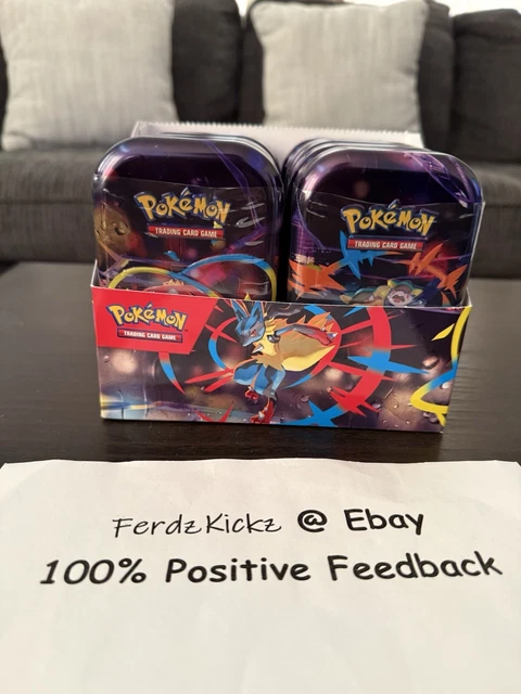 POKEMON TCG - Mega Evolution Mini Tins - New & Sealed - IN HAND -SHIPS ...