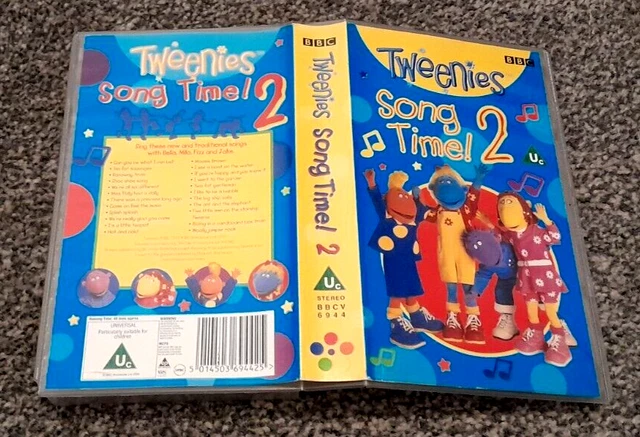 TWEENIES SONG TIME 2 Bbc Video Bella Fizz Milo Jake Pal Vhs Video Kids ...