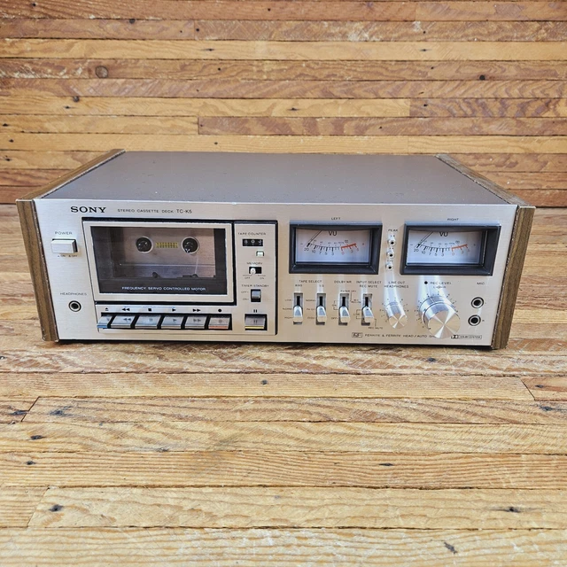 VINTAGE SONY TC-K5 Stereo Cassette Deck Tested READ!!!! VIDEO £94.32 ...