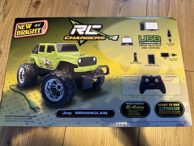 NEW BRIGHT - Jeep Wrangler RC Remote Control Car - USB £15.00 - PicClick UK