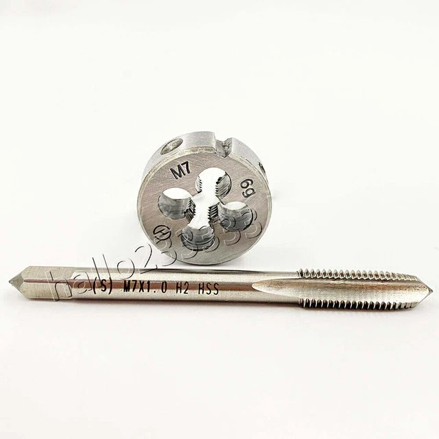 M7*1MM TAP AND Die UNF Machine Thread Tap And Round Thread Die Right ...
