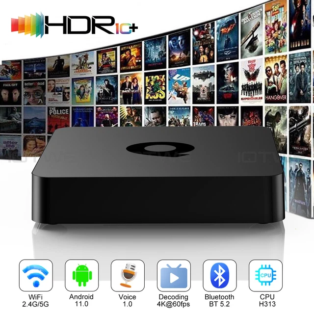T95Q SMART TV BOX 4K FHD 5G WiFi6 Media Player Quad Core 4+32GB BT5.2 ...