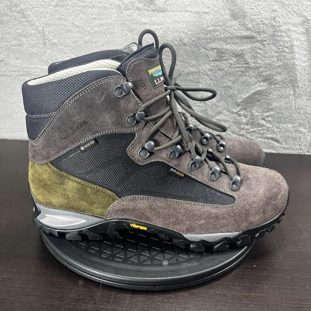 L.L. BEAN MEN'S Size 11M Bigelow GORE-TEX Hiking Brown Suede Lace Up ...