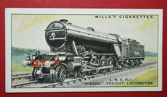 LNER MIKADO Steam Locomotive Vintage 1930's Card RC08 EUR 5,74 ...