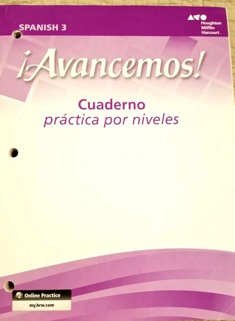 ?AVANCEMOS!: CUADERNO PRACTICA por niveles Student Edition Level 3 ...