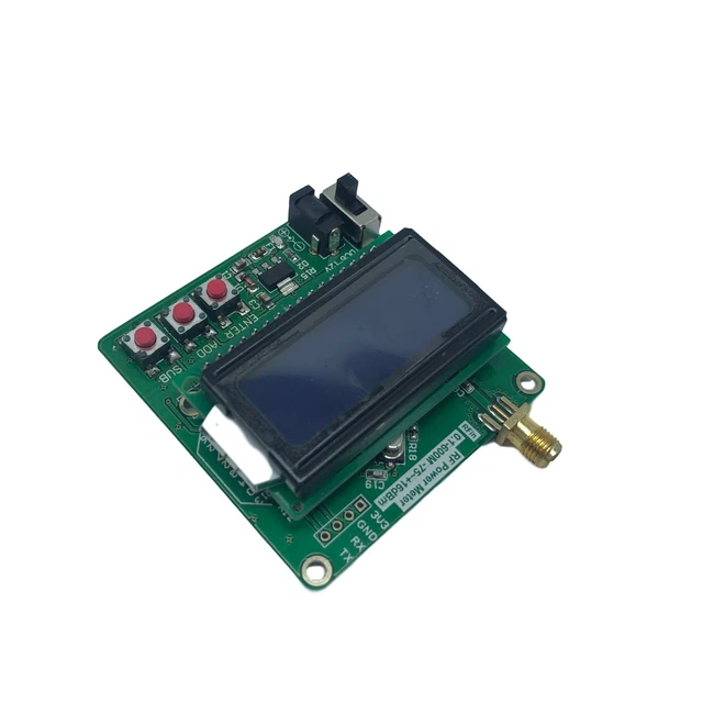 RF POWER METER Radio Frequency Attenuation Value Backlight -75-16 dBm ...