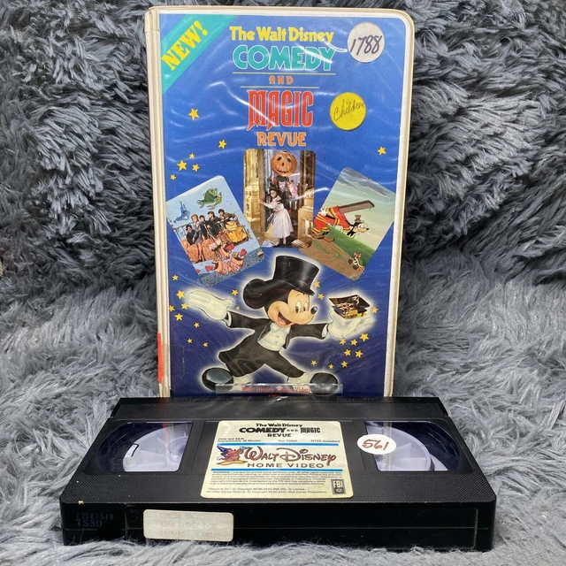 THE WALT DISNEY Comedy And Magic Revue VHS Tape 1985 Home Video Movie ...
