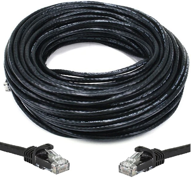150 FT CAT6 Outdoor Waterproof Direct Burial UV Resistant Ethernet ...