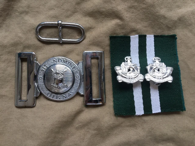 ORIGINAL RHODESIAN LIGHT Infantry RLI Army Collars & Dress Belt Buckle ...