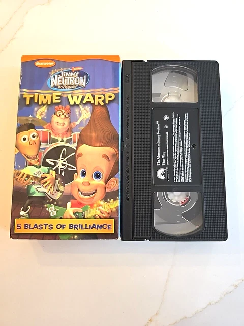 THE ADVENTURES OF Jimmy Neutron Boy Genius Time Warp VHS 2003 ...
