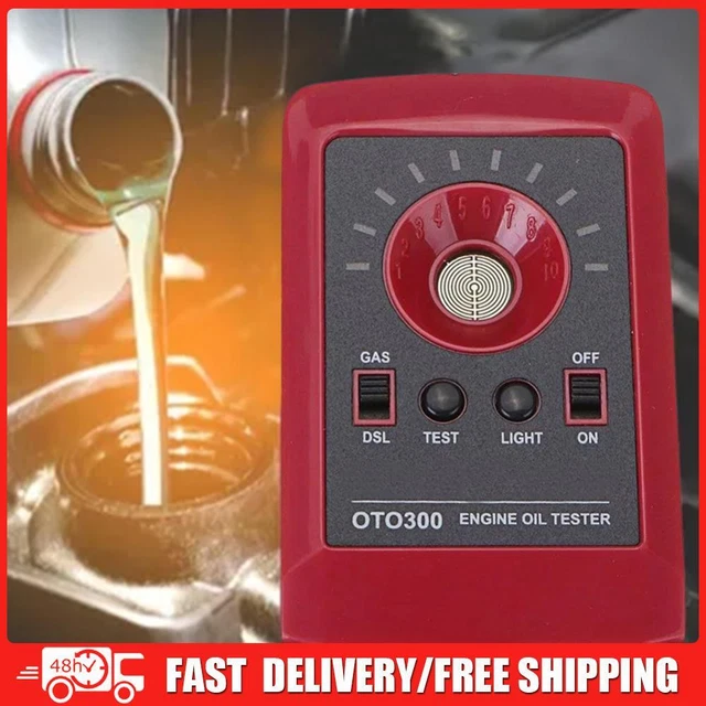 GAS DIESEL ANALYZER LED Digital Motor Engine Detector Digital Car Oil ...