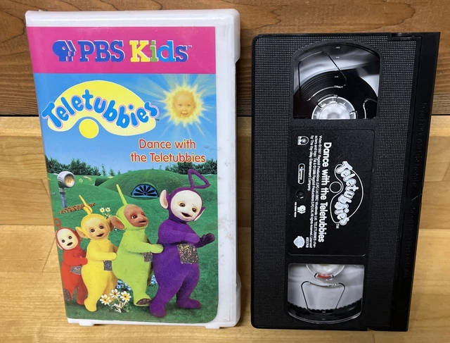 TELETUBBIES: DANCE WITH THE TELETUBBIES VHS Clamshell. Rare. PBS Kids ...