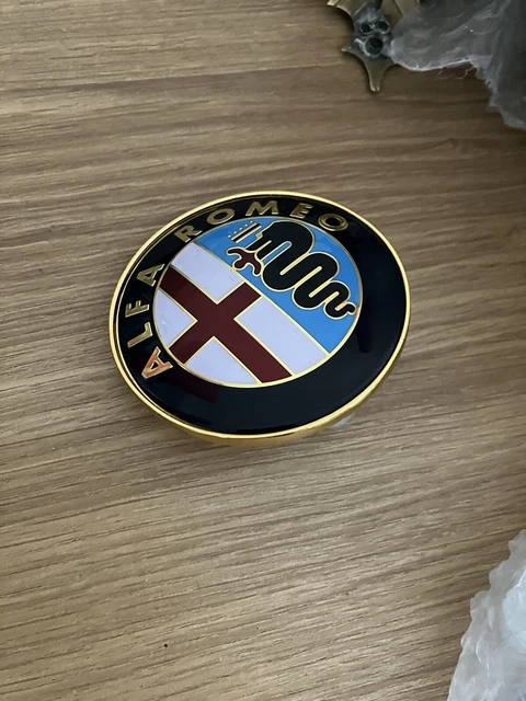 ALFA ROMEO GTV Spider 916 Metal Rear Boot Swivel Badge £74.99 - PicClick UK