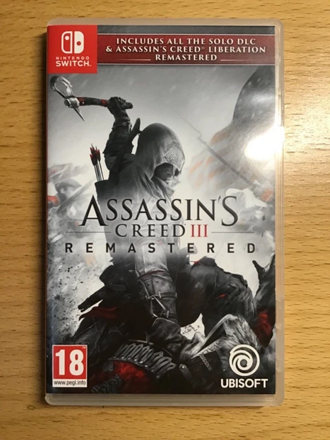 ASSASSINS CREED III Remastered All DLCs & Liberation Nintendo Switch ...