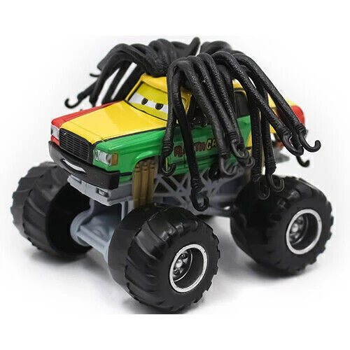 DISNEY PIXAR CARS Toon Rasta Carian Monster Truck 1:55 Diecast Model ...