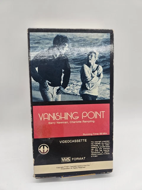 VANISHING POINT VHS Magnetic Video Corporation 1978 Rare £22.82 ...