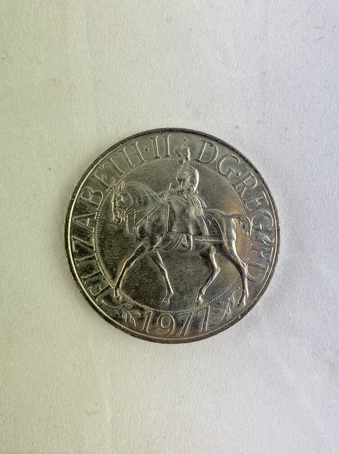 ELIZABETH.II DG.REG FD 1977 Coin - Commemorative Queen Elizabeth Silver ...