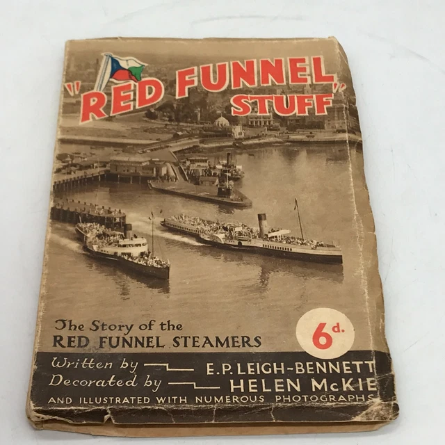 VINTAGE ANTIQUE RED Funnel Stuff Story Of Steamer Booklet Very Rare ...