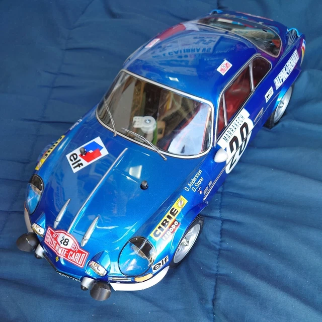 VINTAGE TAMIYA M02 Chassis Alpine A110 Item.58168Running With 2 Radios ...