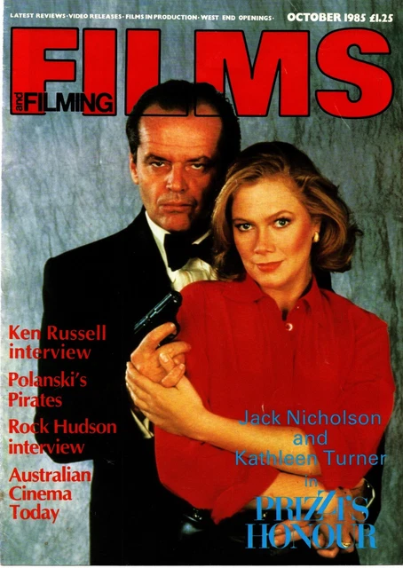 (F&F11) FILMS & Filming Magazine Cover Page 11X8" Kathleen Turner £2.99 ...