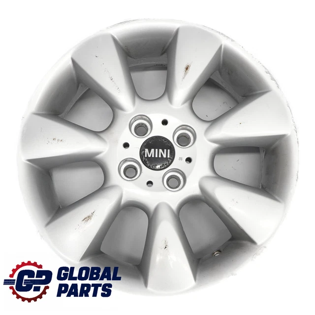 MINI COOPER R50 R52 R53 Silver Wheel Alloy Rim 16" 6,5J ET:48 7-Spoke ...