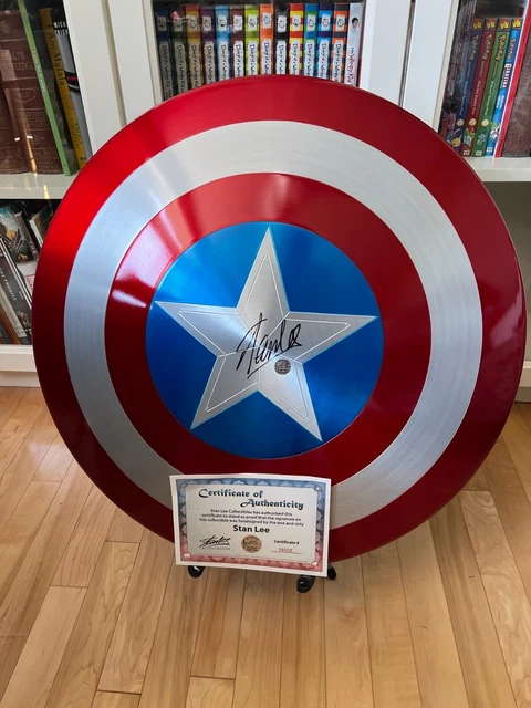CAPTAIN AMERICA SHIELD Signed by Stan Lee $7,500.00 - PicClick CA