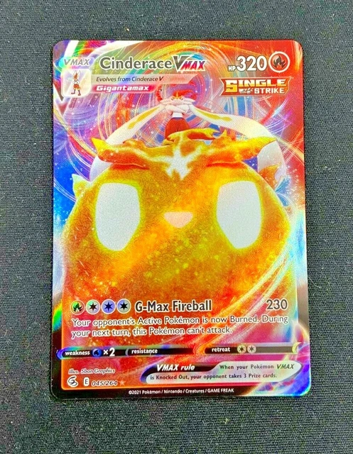 Pokemon Cinderace Vmax Fusion Strike ZU VERKAUFEN! - PicClick DE