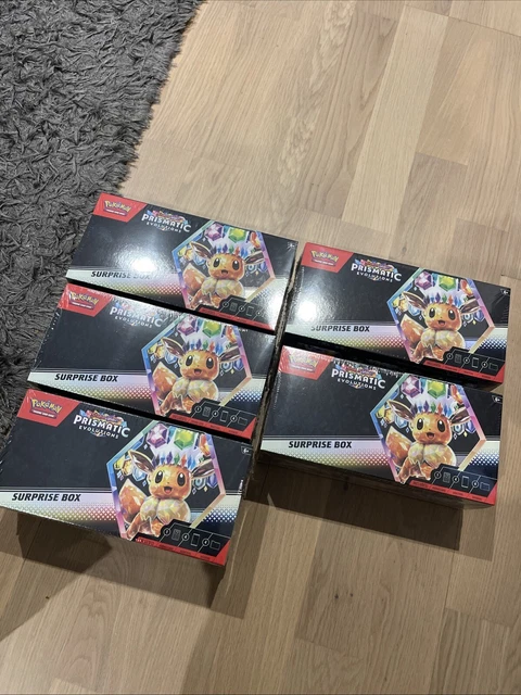 POKEMON SV PRISMATIC Evolutions Surprise Box (x5 Boxes) £225.00 ...