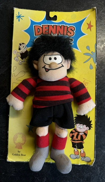 VINTAGE DENNIS THE Menace Beano Golden Bear 1996 On Original Card £22. ...