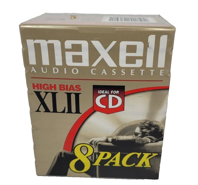 MAXELL HIGH BIAS XLII 90 Type II Audio Cassette Tape 8-Pack Factory Sealed NEW! $69.87 - PicClick CA