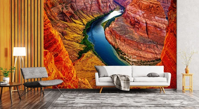 3D MOUNTAIN RIVER E1062 Wallpaper Mural Paper Wall Print Indoor Murals CA Honey $34.99 - PicClick CA