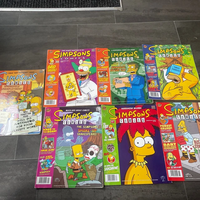 THE SIMPSONS ISSUE 89 Matt Groening Bongo Cartoon Comic Magazine £3.99 ...