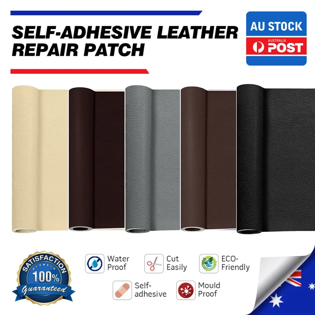 SELF ADHESIVE LEATHER Repair Patch Couch Sofa Car Seat Chair Renovation ...
