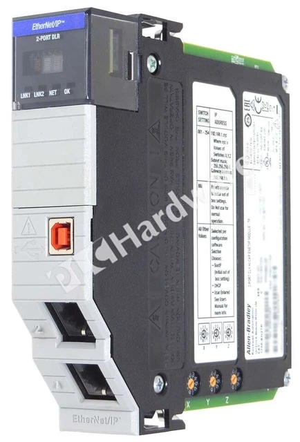 ALLEN BRADLEY 1756-EN2TR /C ControlLogix EtherNet/IP Dual Port ...